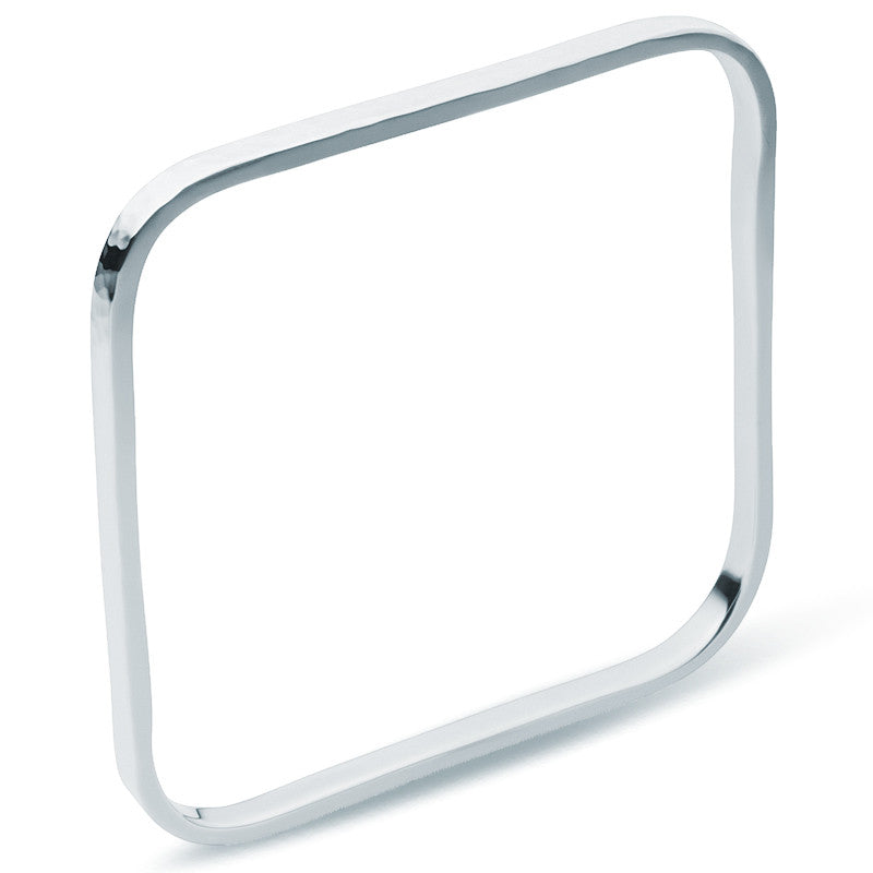 Sterling Silver Square Aqueuse Bangle - Zaffre Jewellery